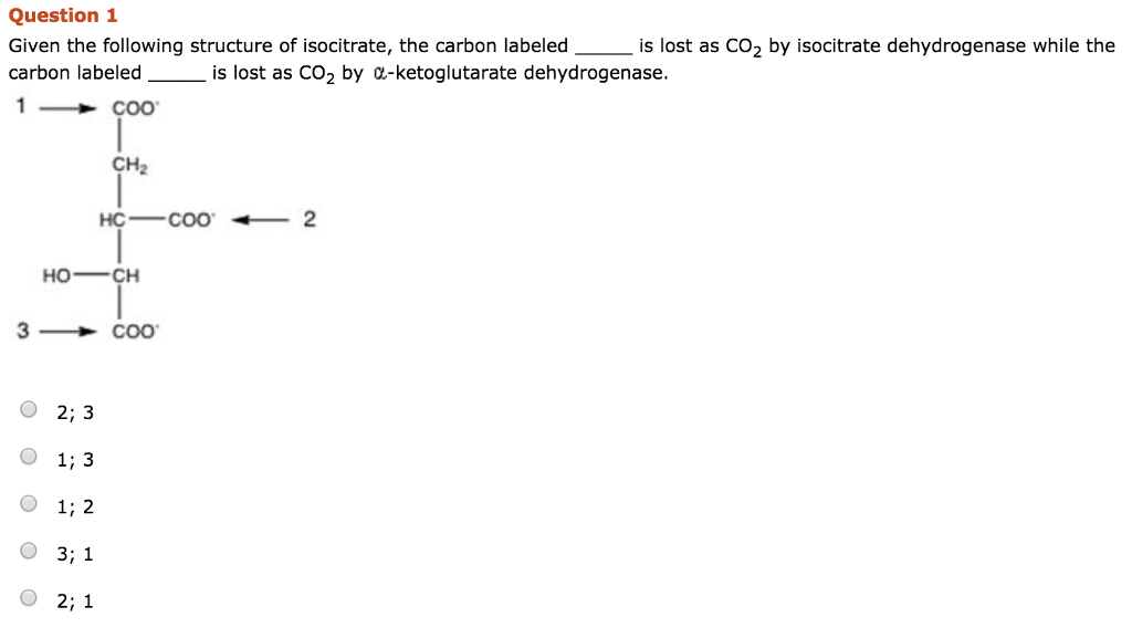 Isocitrate Structure