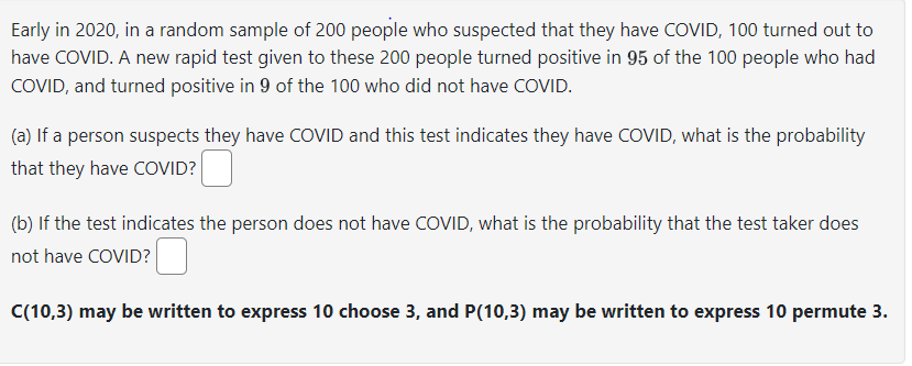 Solved C(10,3) ﻿may be written to express 10 ﻿choose 3 , | Chegg.com