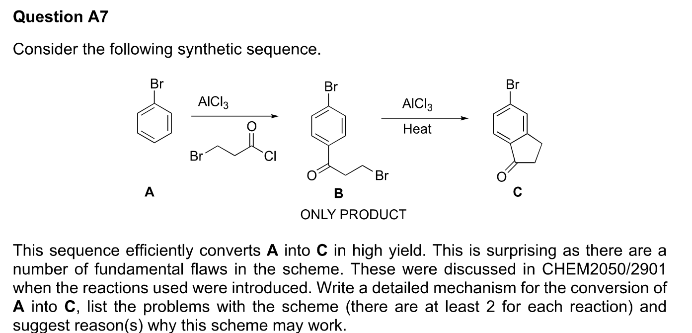 Consider the following synthetic sequence. Heat | Chegg.com