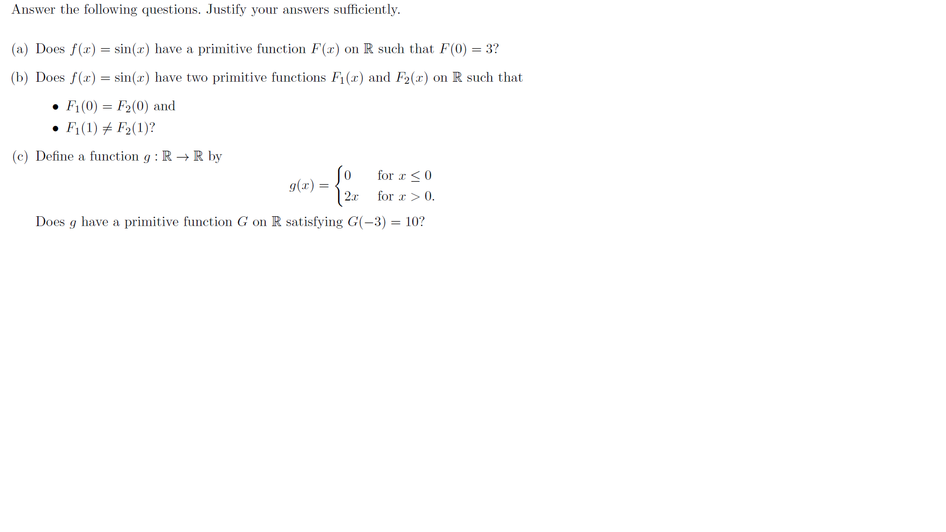Solved Answer the following questions. Justify your answers | Chegg.com