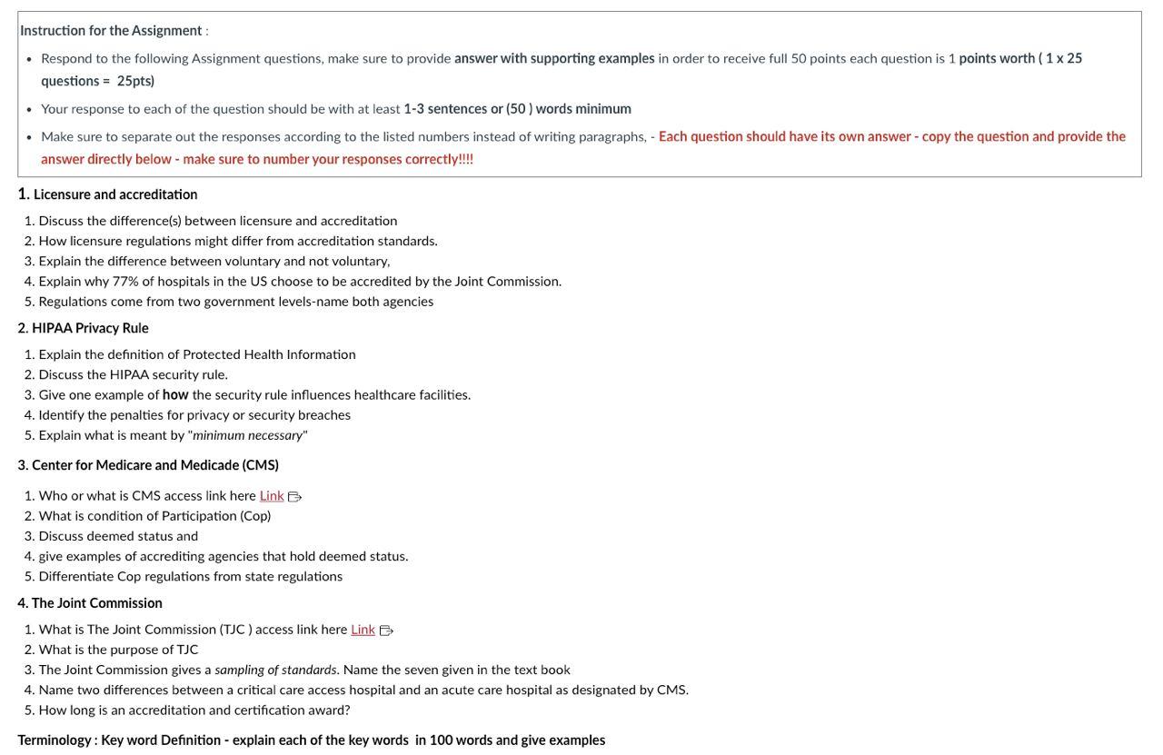 Solved Instruction for the Assignment : - Respond to the | Chegg.com