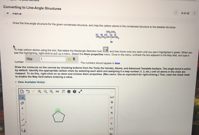Solved Converting to Line-Angle Structures 9 of 42> rart | Chegg.com