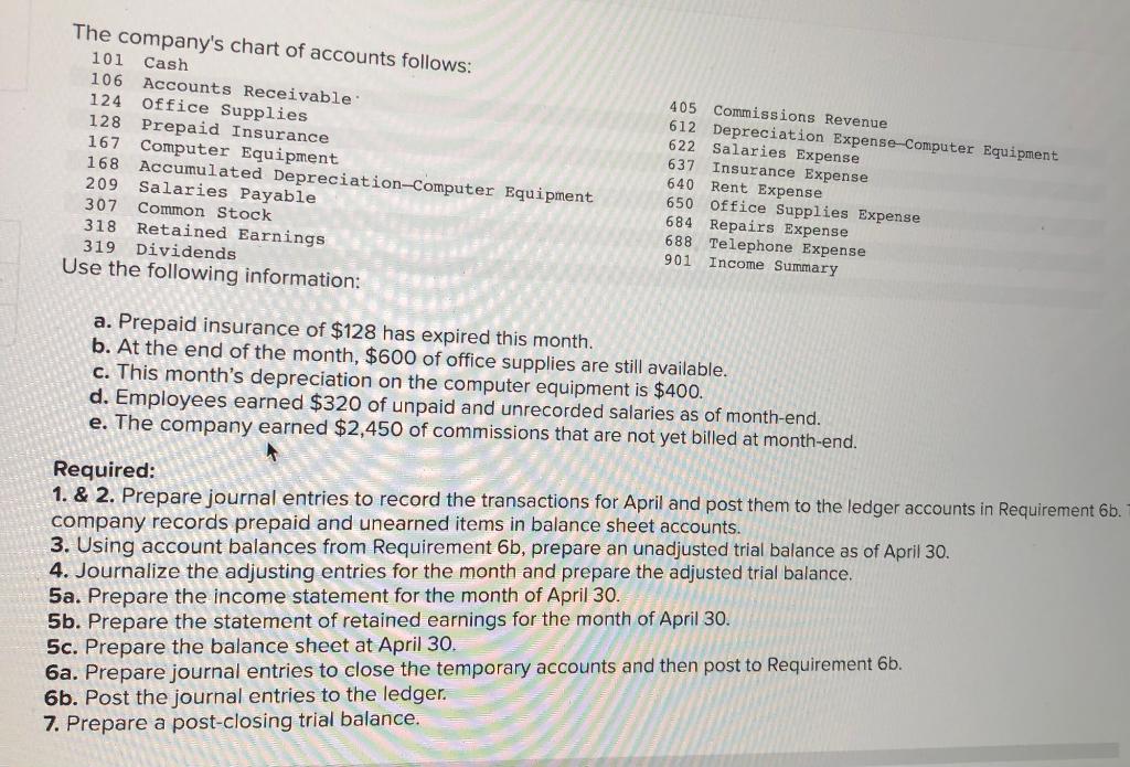 Solved Problems 3-5A (Algo) Applying the accounting cycle LO | Chegg.com