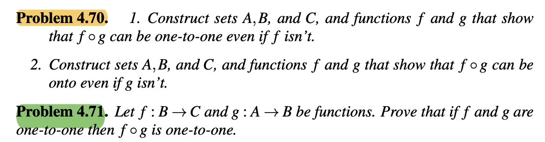 Solved Problem 4.70. 1. Construct sets A,B, and C, and | Chegg.com