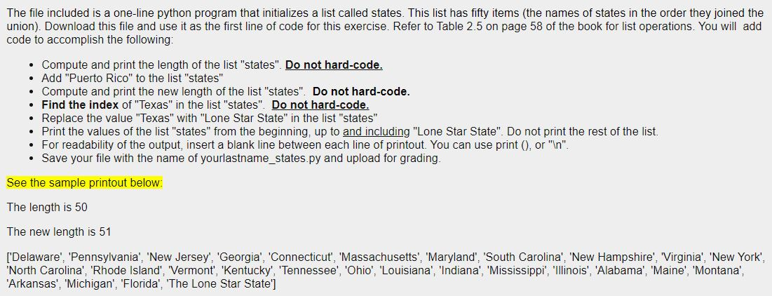 Solved The file included is a one-line python program that | Chegg.com
