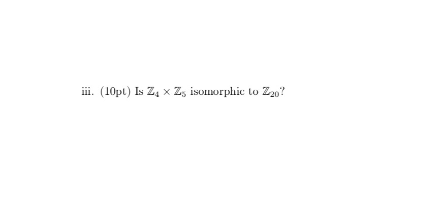 Solved (d) (25pt) For n E N, we denote Zn = ZnZ. For k e Z, | Chegg.com
