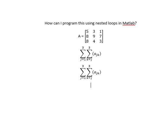 Solved How can I program these two sums? I need to know how | Chegg.com