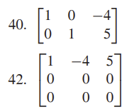 Solved In Exercises 39-54, the reduced row echelon form of | Chegg.com