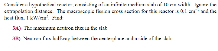 Solved Consider a hypothetical reactor, consisting of an | Chegg.com