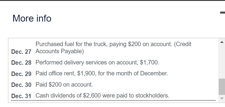 Solved Morning delivery service completed the following | Chegg.com