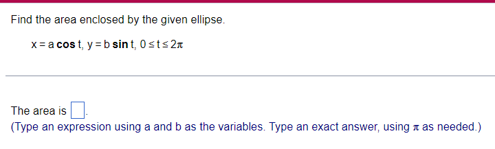 Solved Find the area enclosed by the given | Chegg.com