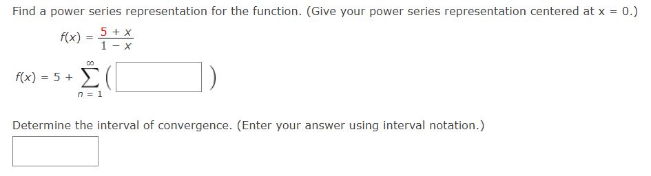 Solved Find a power series representation for the function. | Chegg.com