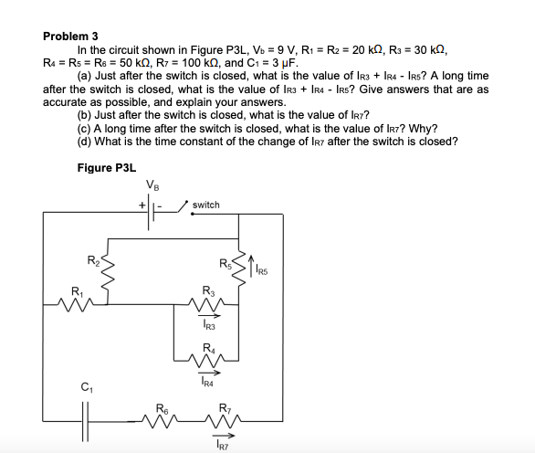 Solved Problem 3In the circuit shown in Figure | Chegg.com