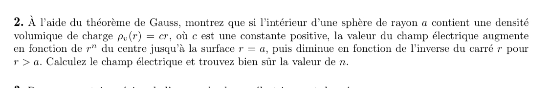 Solved Using Gauss' theorem, show that if the interior of a | Chegg.com