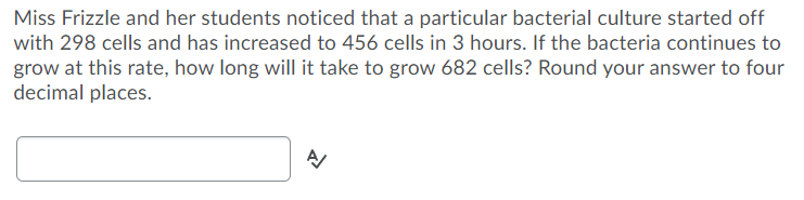 Solved Miss Frizzle and her students noticed that a | Chegg.com