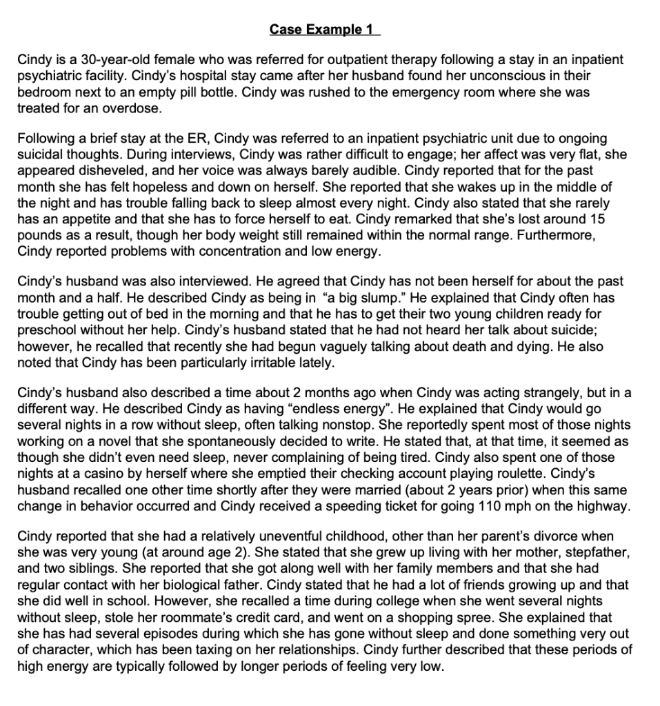 Solved Case Study 1 Choose a primary diagnosis 1pt, | Chegg.com