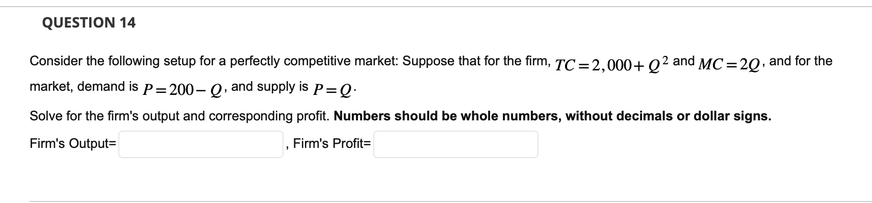 Solved Consider the following setup for a perfectly | Chegg.com