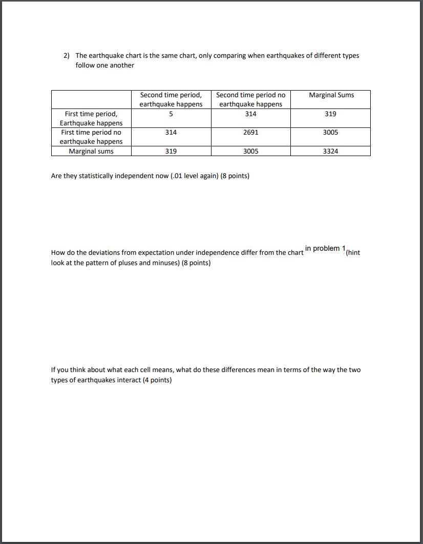 Solved Only do question #2, for part 2b) requires chart | Chegg.com