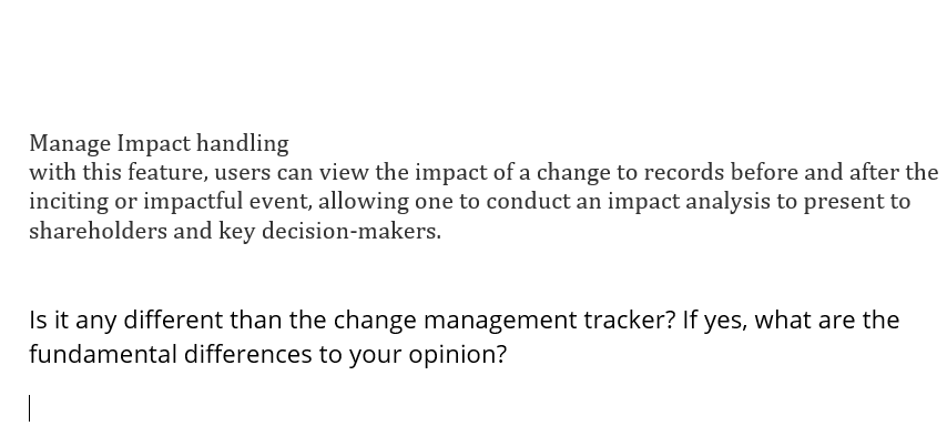 Solved Manage Impact handling with this feature, users can | Chegg.com