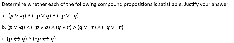 Solved Determine whether each of the following compound | Chegg.com