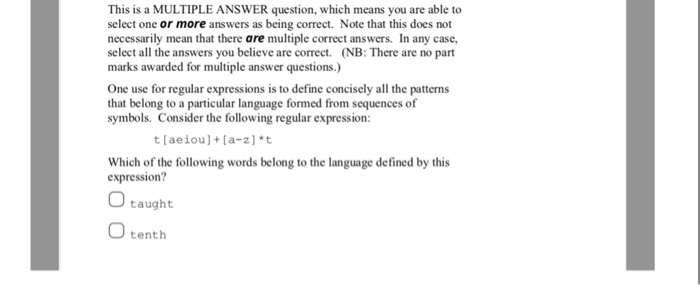 Solved This is a MULTIPLE ANSWER question, which means you | Chegg.com