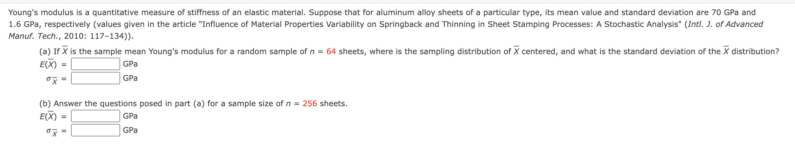 Solved Young's modulus is a quantitative measure of | Chegg.com