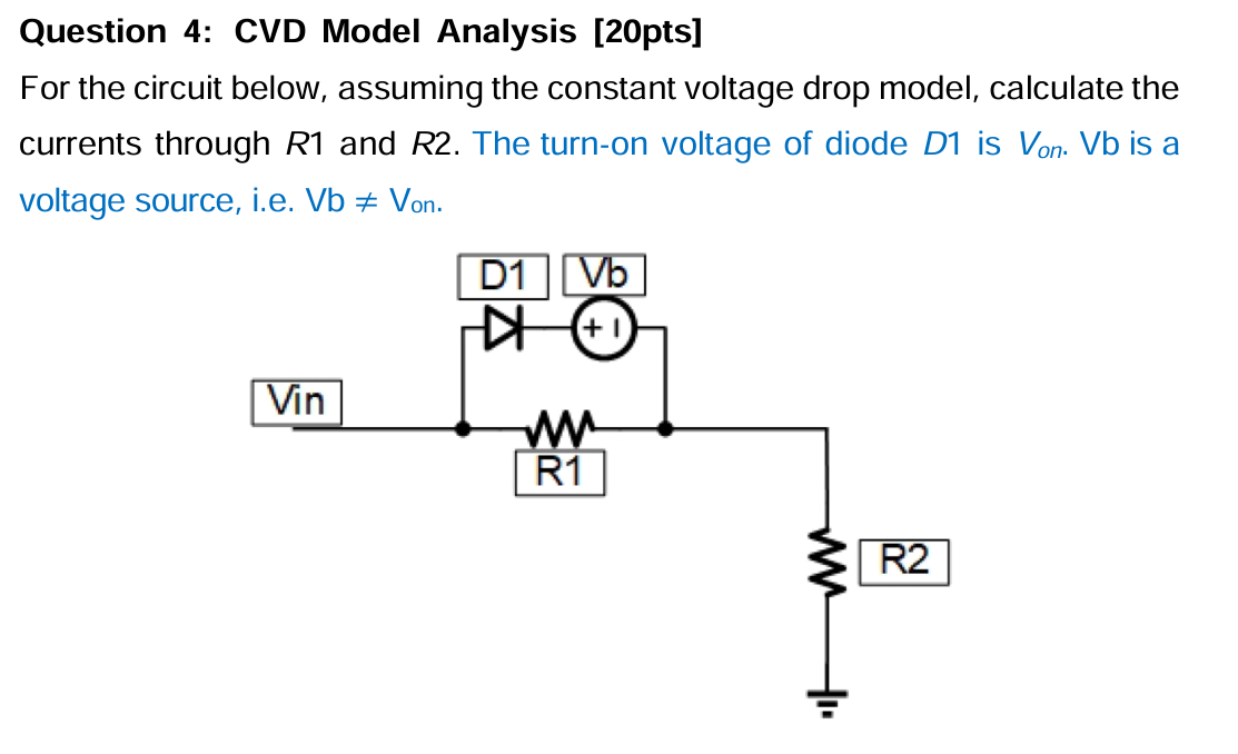 Question 4: CVD ﻿Model Analysis [20pts]For the | Chegg.com