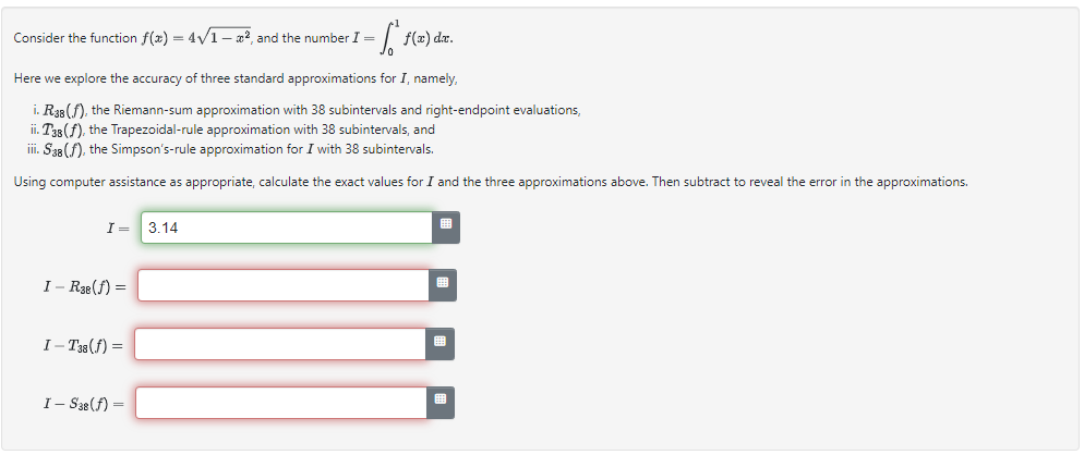 Solved Consider the function f(x)=41−x2 and the number | Chegg.com