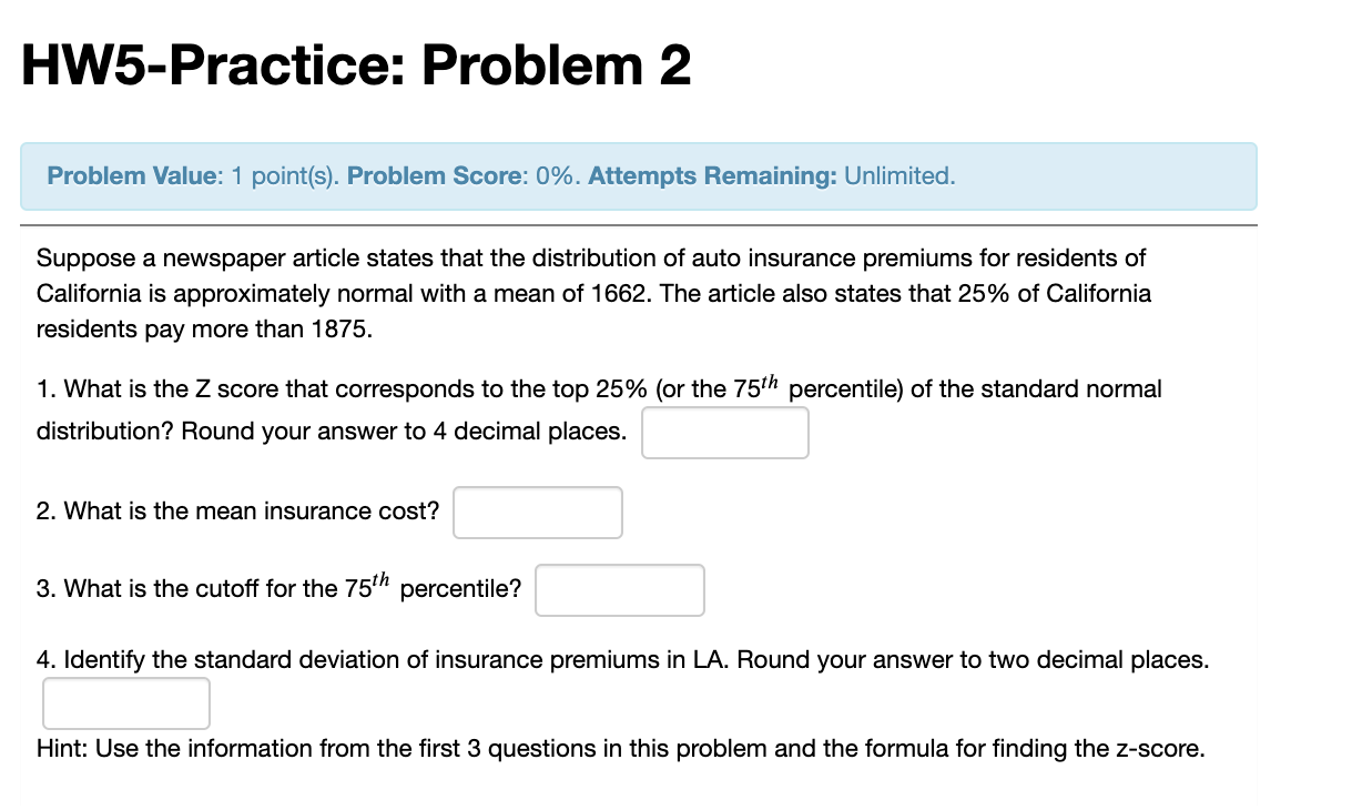 Solved HW5-Practice: Problem 2 Problem Value: 1 point(s). | Chegg.com