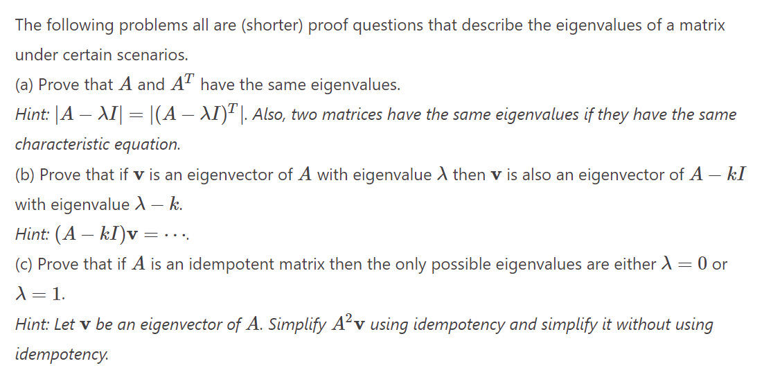 Solved The following problems all are (shorter) proof | Chegg.com