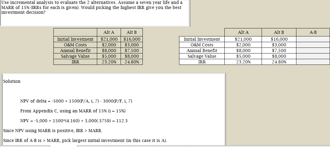 Solved Use incremental analysis to evaluate the 2 | Chegg.com