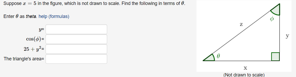 Solved 5 in the figure, which is not drawn to scale. Find | Chegg.com