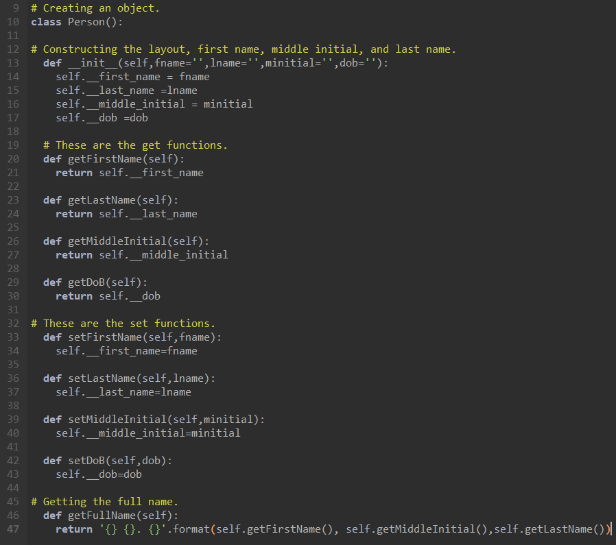Solved Instructions Rewrite your Person | Chegg.com