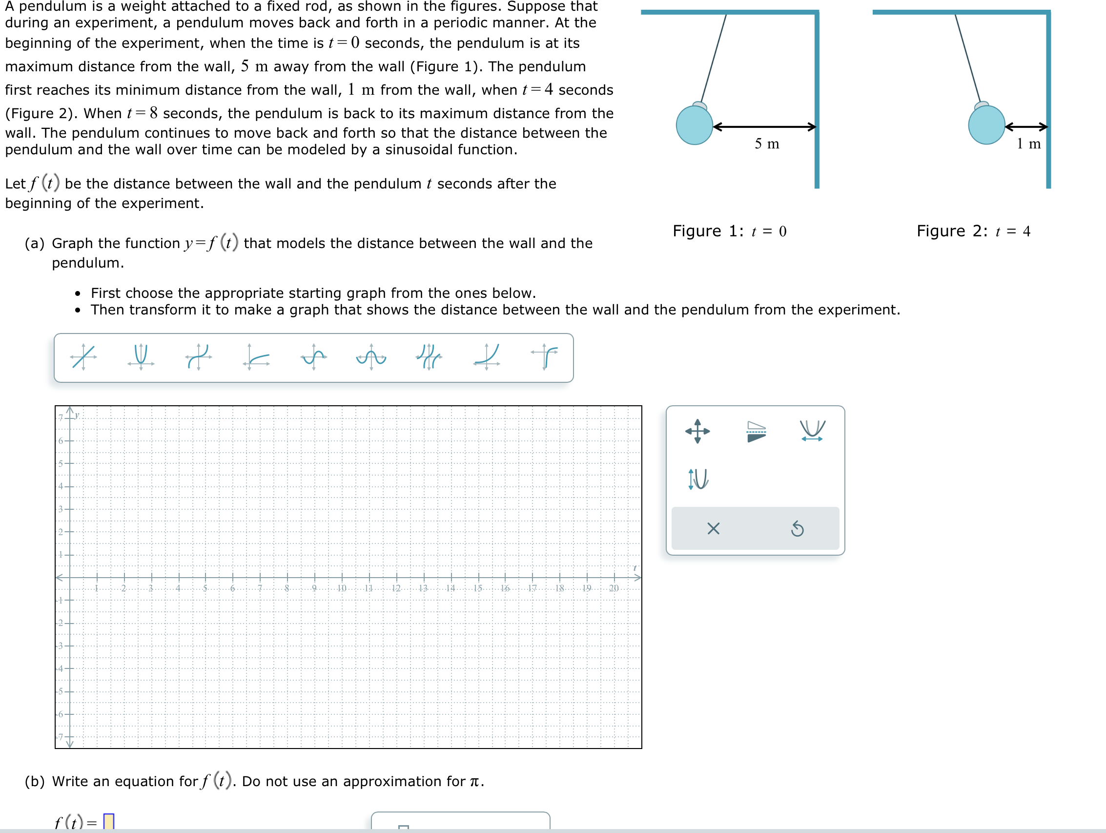 Solved A pendulum is a weight attached to a fixed rod, as | Chegg.com