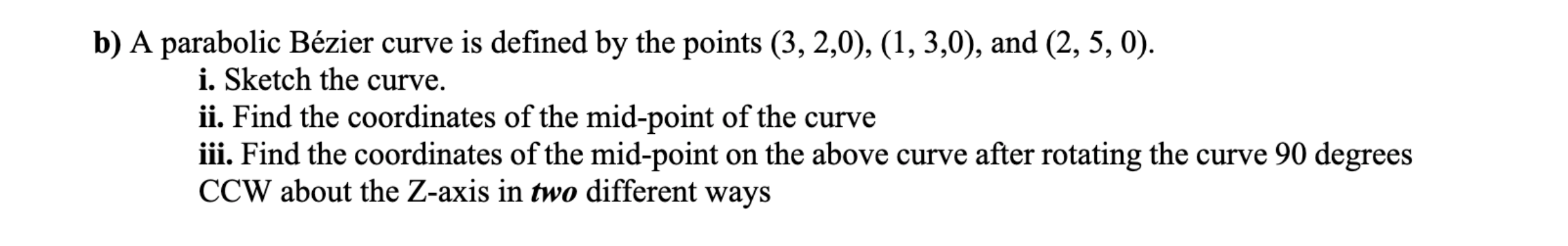 Solved a) Display the following object in the Side view on a | Chegg.com