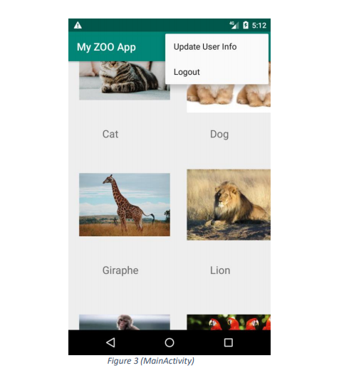 Android Studio Design and implement the following | Chegg.com