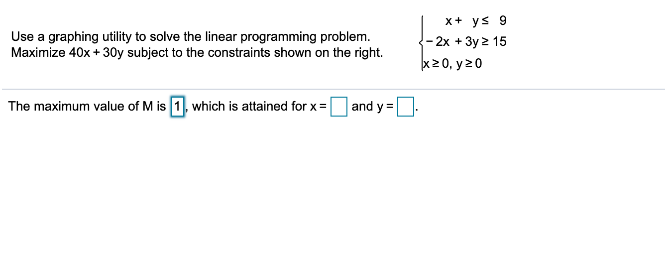 Solved Use a graphing utility to solve the linear | Chegg.com