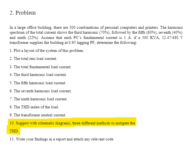 Solved The transformer neutral current.Suggest with | Chegg.com
