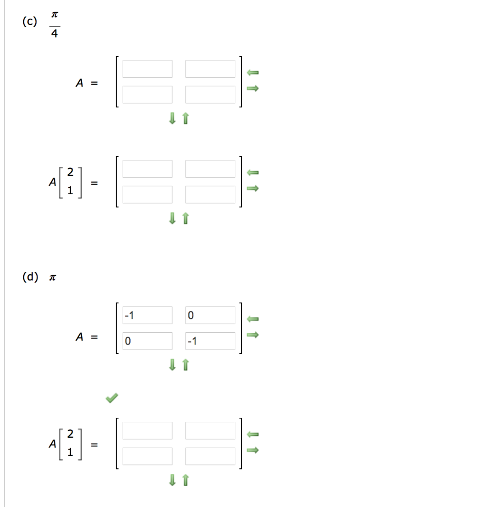 Solved Find the matrix A that defines a rotation of a plane | Chegg.com