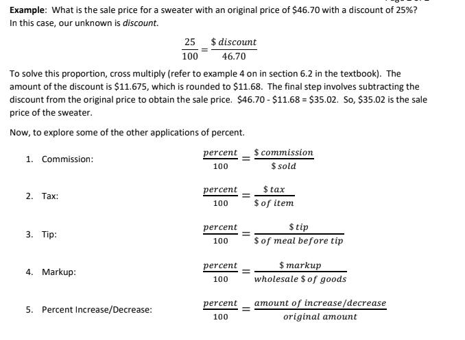 Solved 5 Percent Increase Decrease Percent 100 Amount Of Chegg
