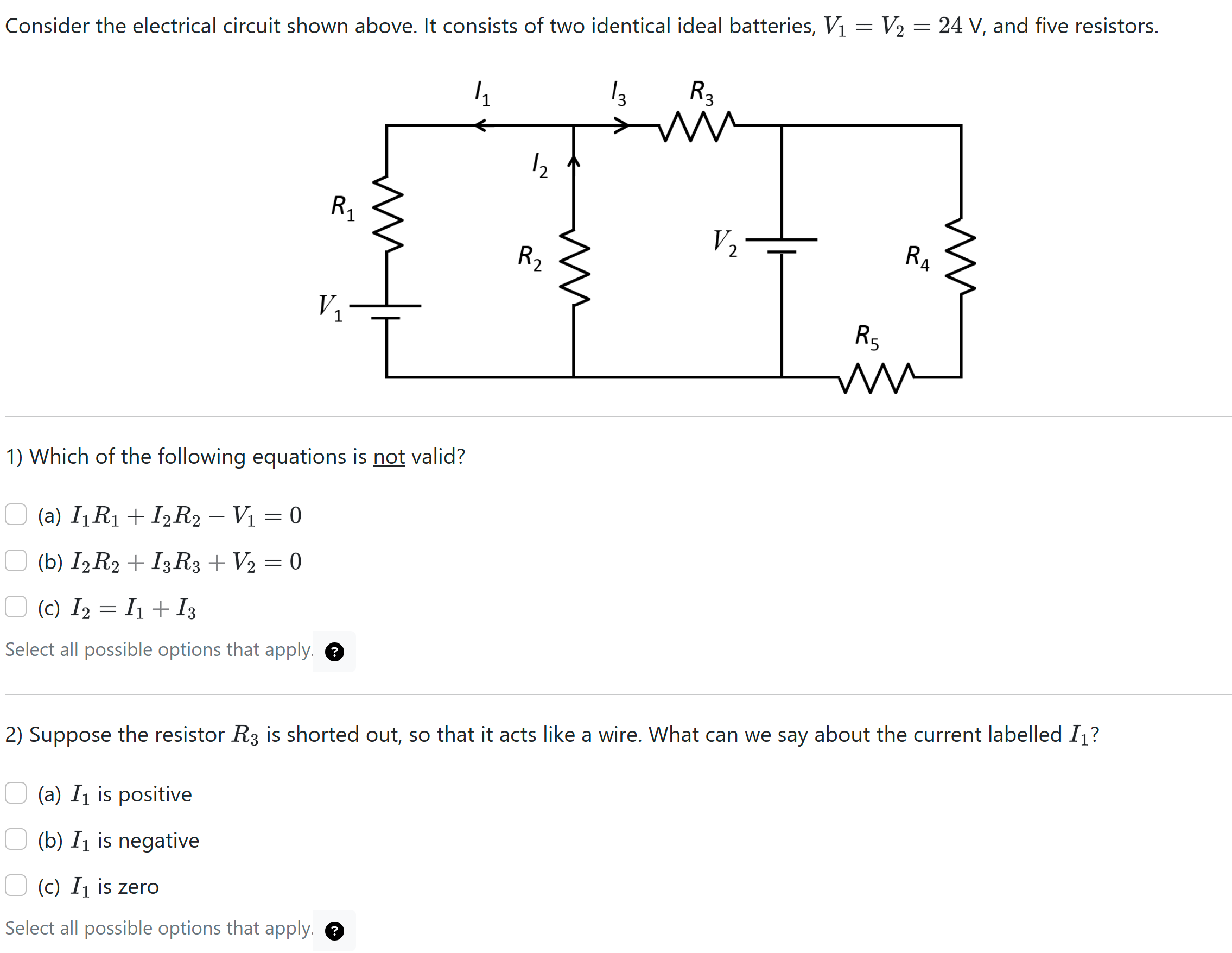 Solved Suppose the resistor R3 is ﻿shorted out, so ﻿that it | Chegg.com