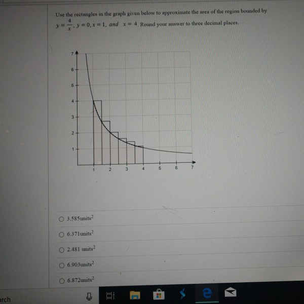 Solved Use the rectangles in the following graph to | Chegg.com