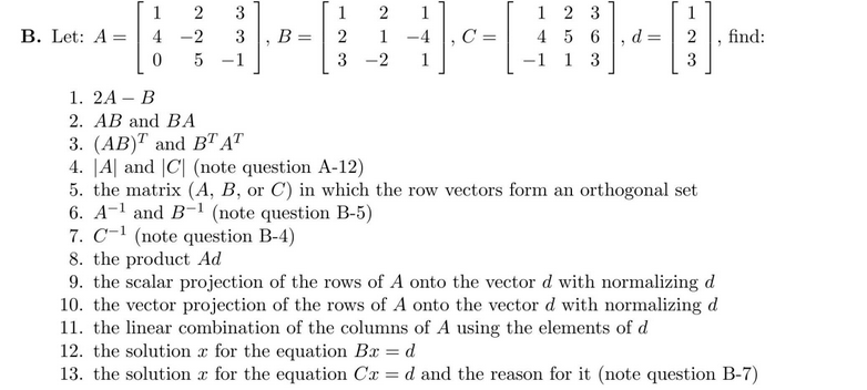 Solved B. Let: | Chegg.com