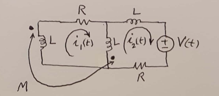 Solved A circuit is shown with coupled coils as connected. | Chegg.com