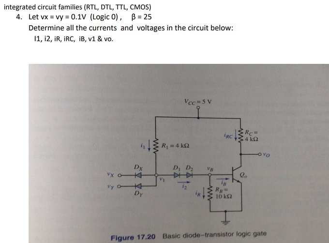 Solved integrated circuit families (RTL, DTL, TTL, CMOS) 4. | Chegg.com