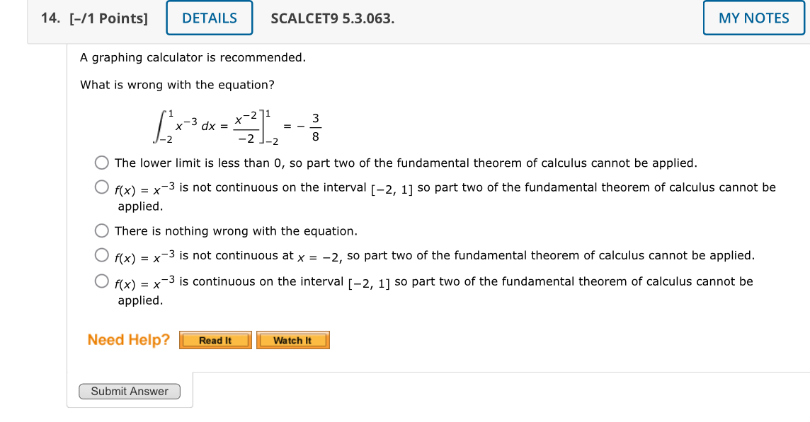 Solved A graphing calculator is recommended.What is wrong | Chegg.com