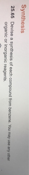 Solved Synthesis Devise a synthesis of each compound from | Chegg.com