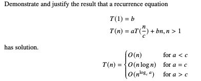 Solved Demonstrate and justify the result. | Chegg.com