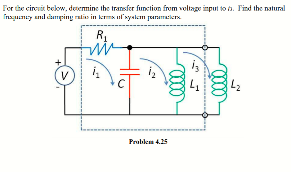 Solved For the circuit below, determine the transfer | Chegg.com