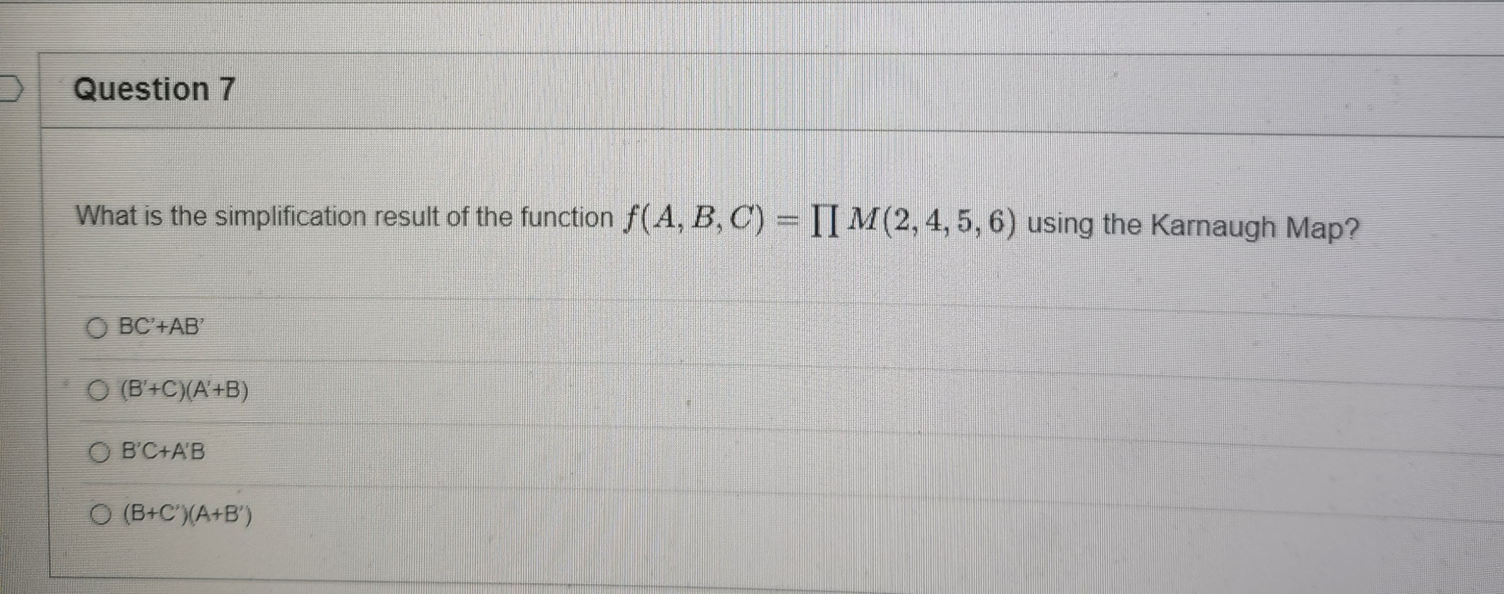 Solved What is the simplification result of the function | Chegg.com